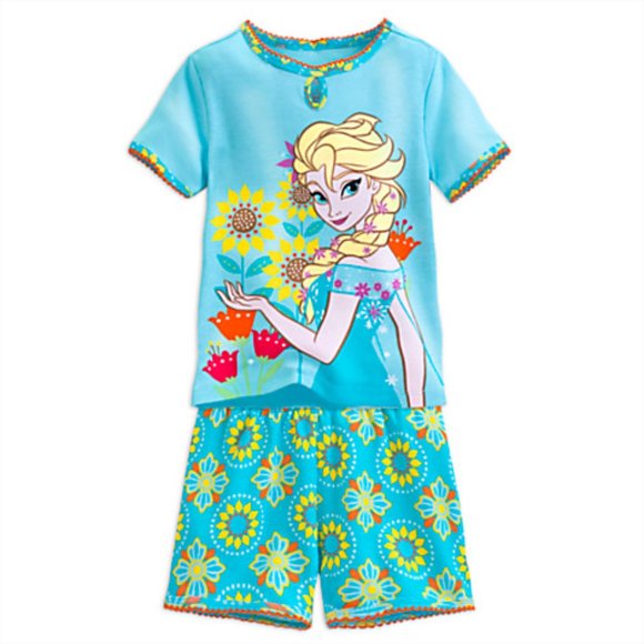 Disney | Pajamas | Disney Frozen Elsa Dream Quest Short Sleep Short ...